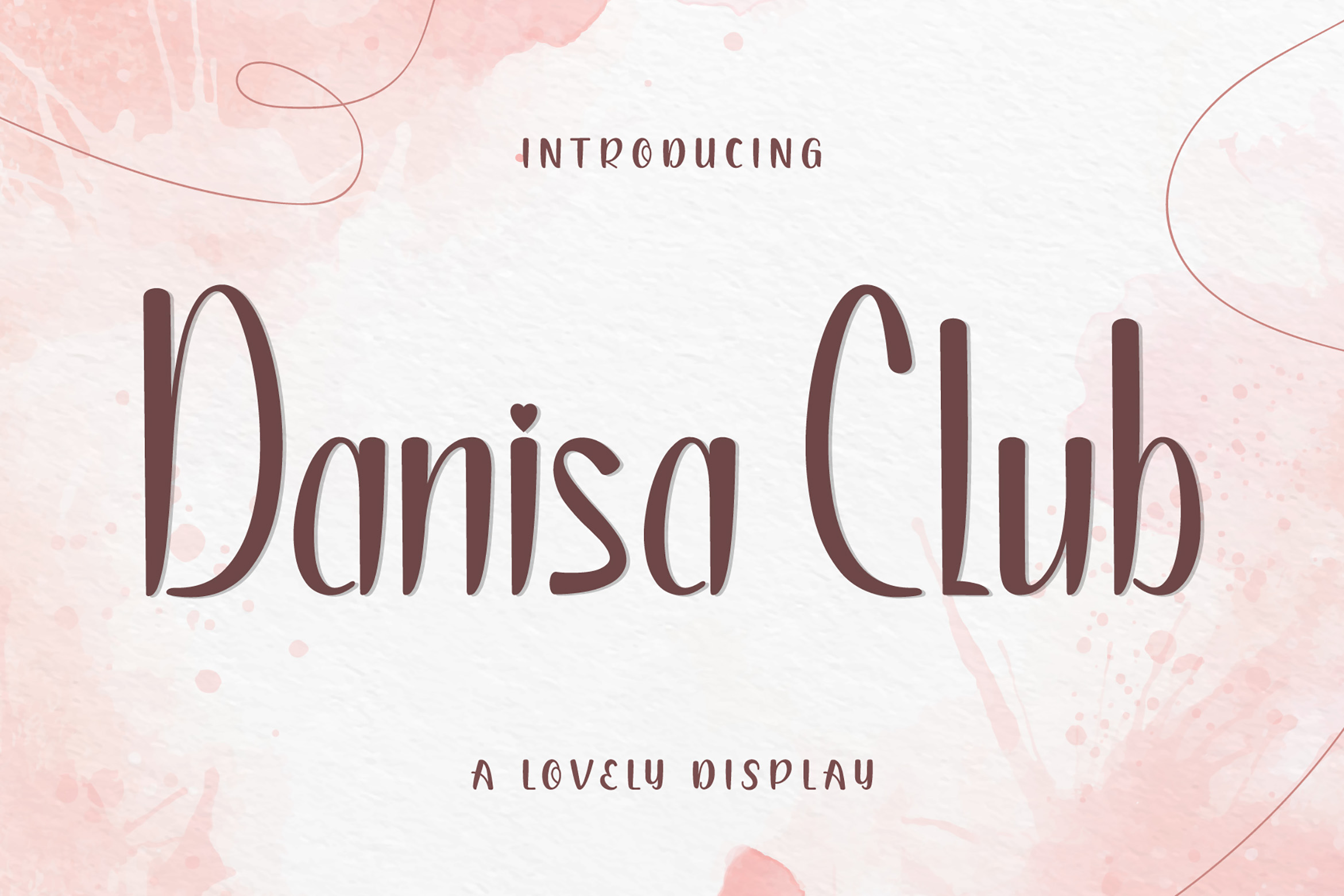 Danisa Club Display Font by Graphicxell