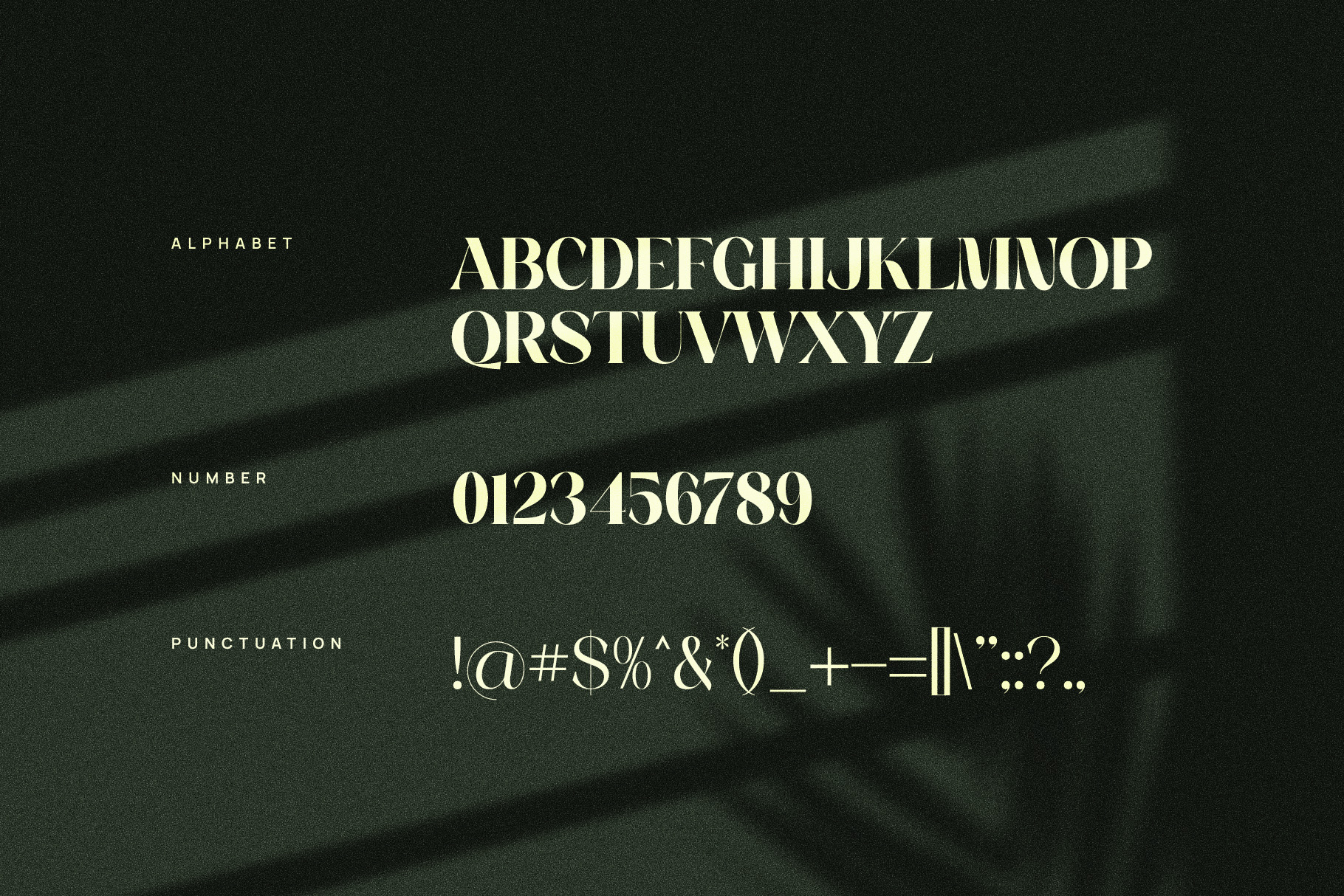 Nampy Serif Font by Graphicxell