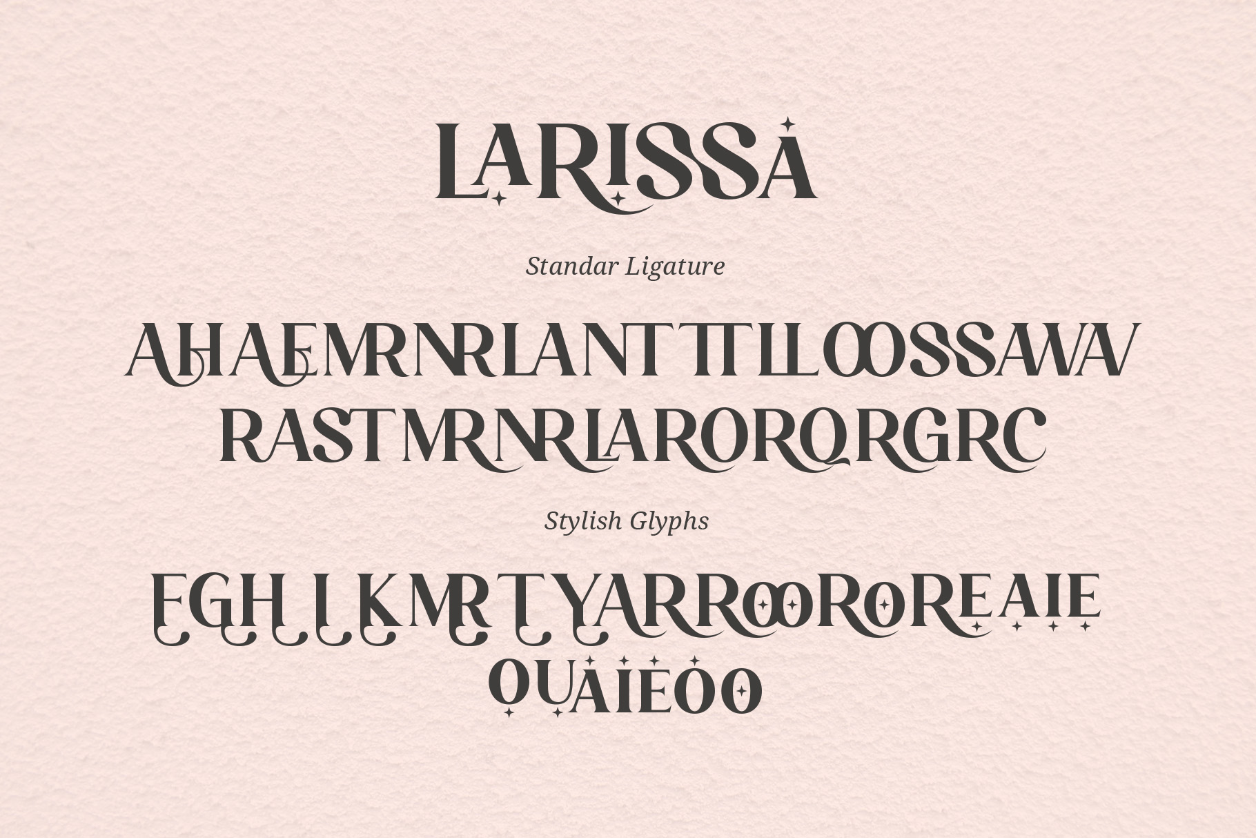 Larissa Serif Font by Graphicxell
