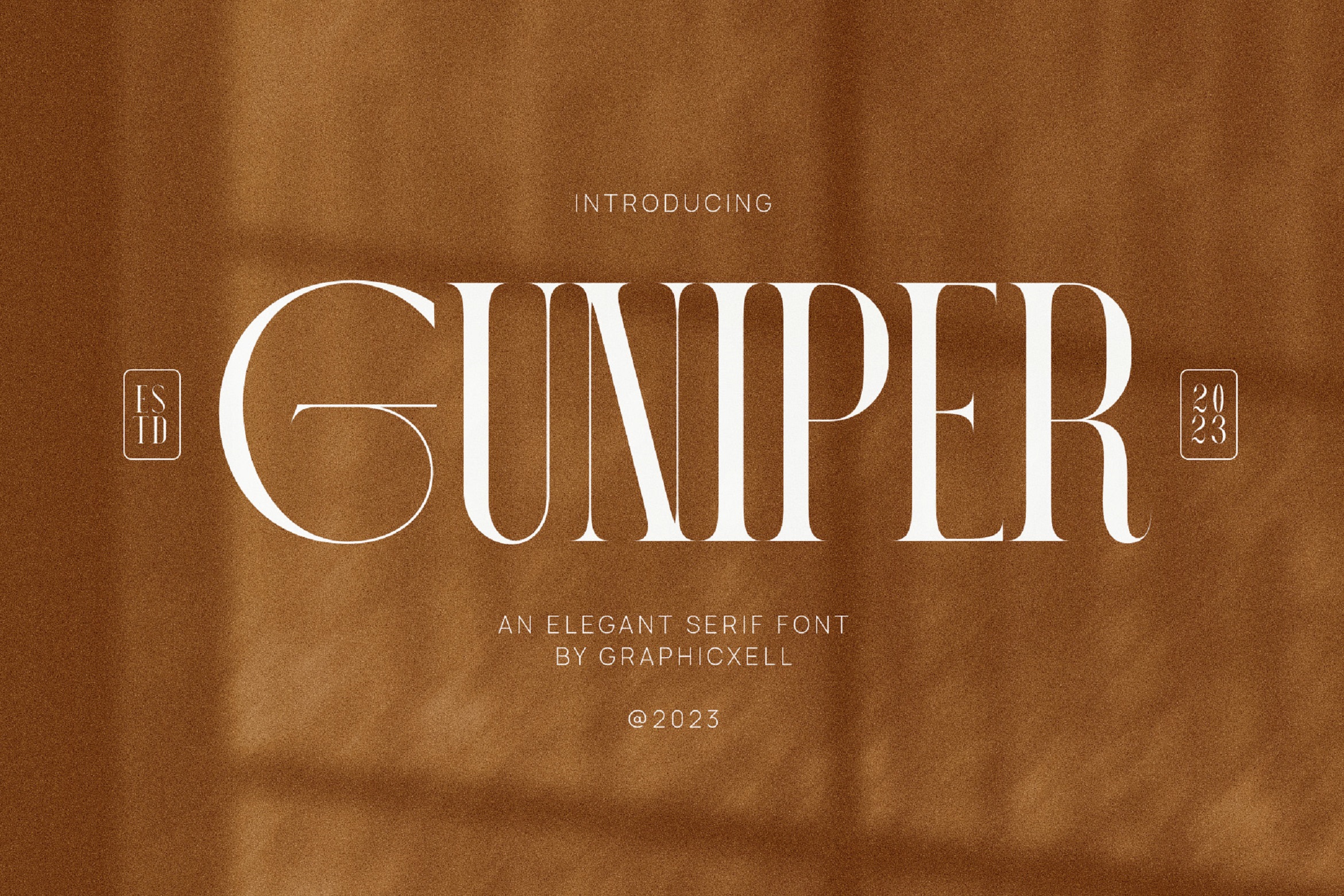 Guniper Serif Font by Graphicxell