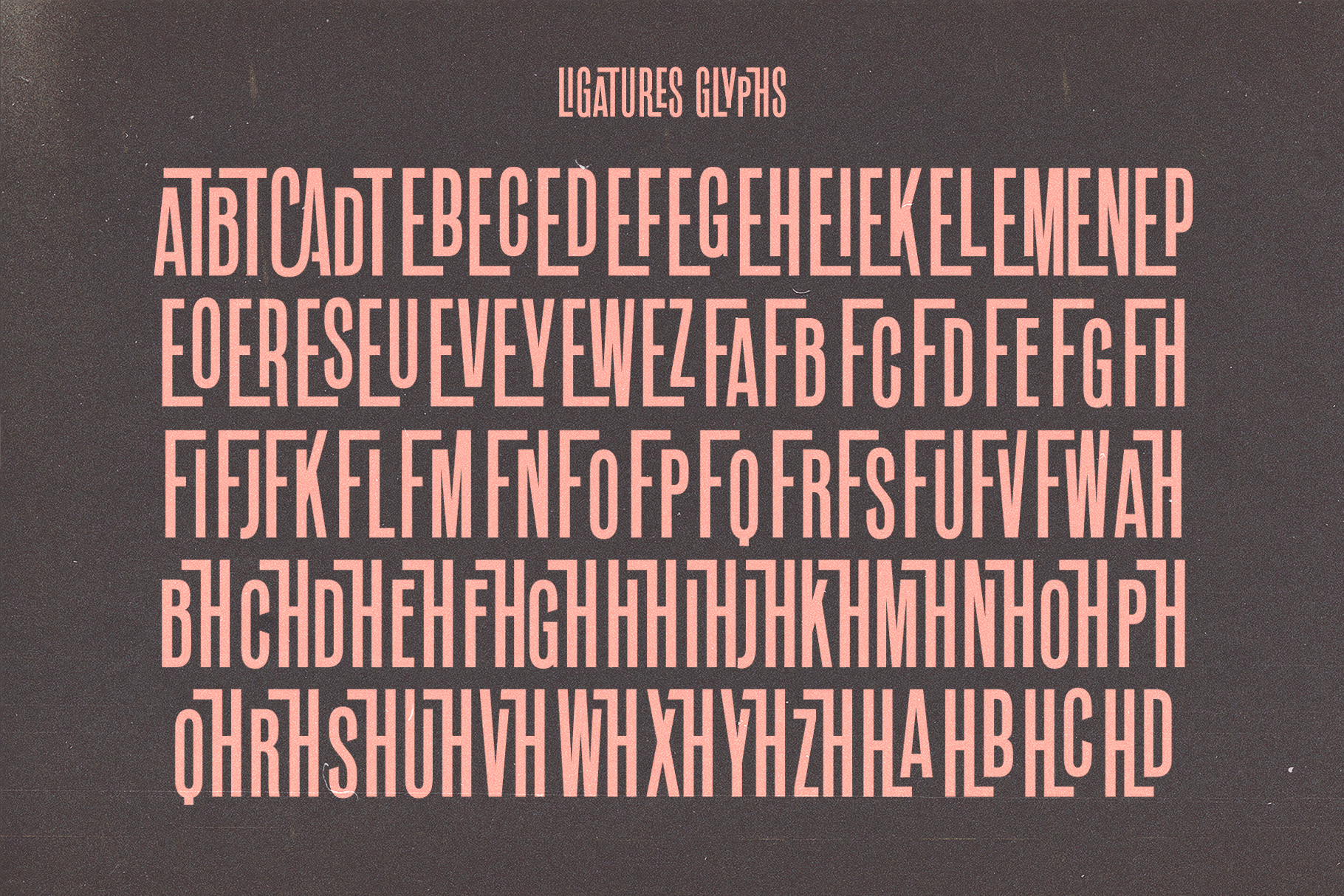 Roles Ligature Sans Serif Font by Graphicxell