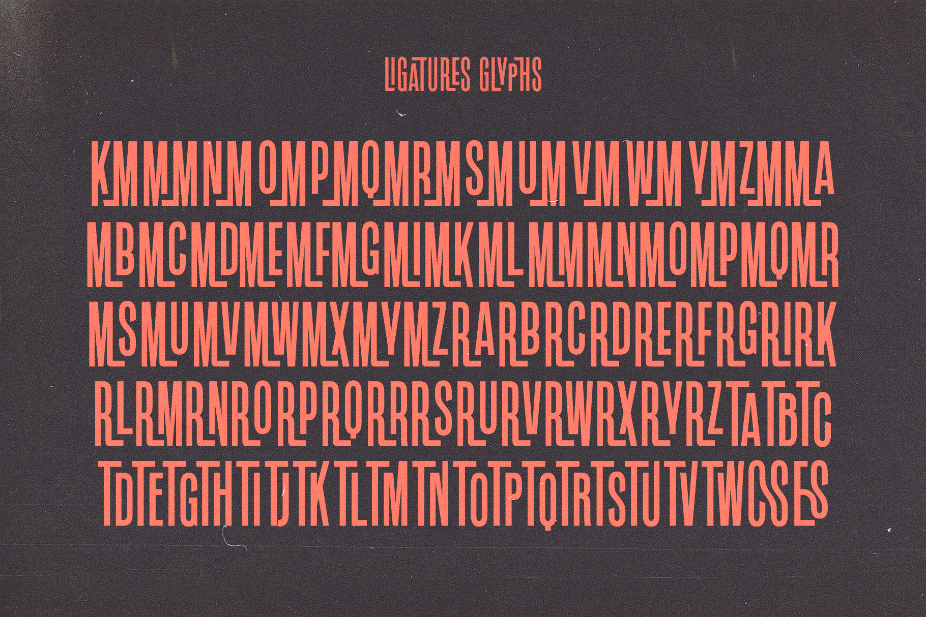 Roles Ligature Sans Serif Font by Graphicxell