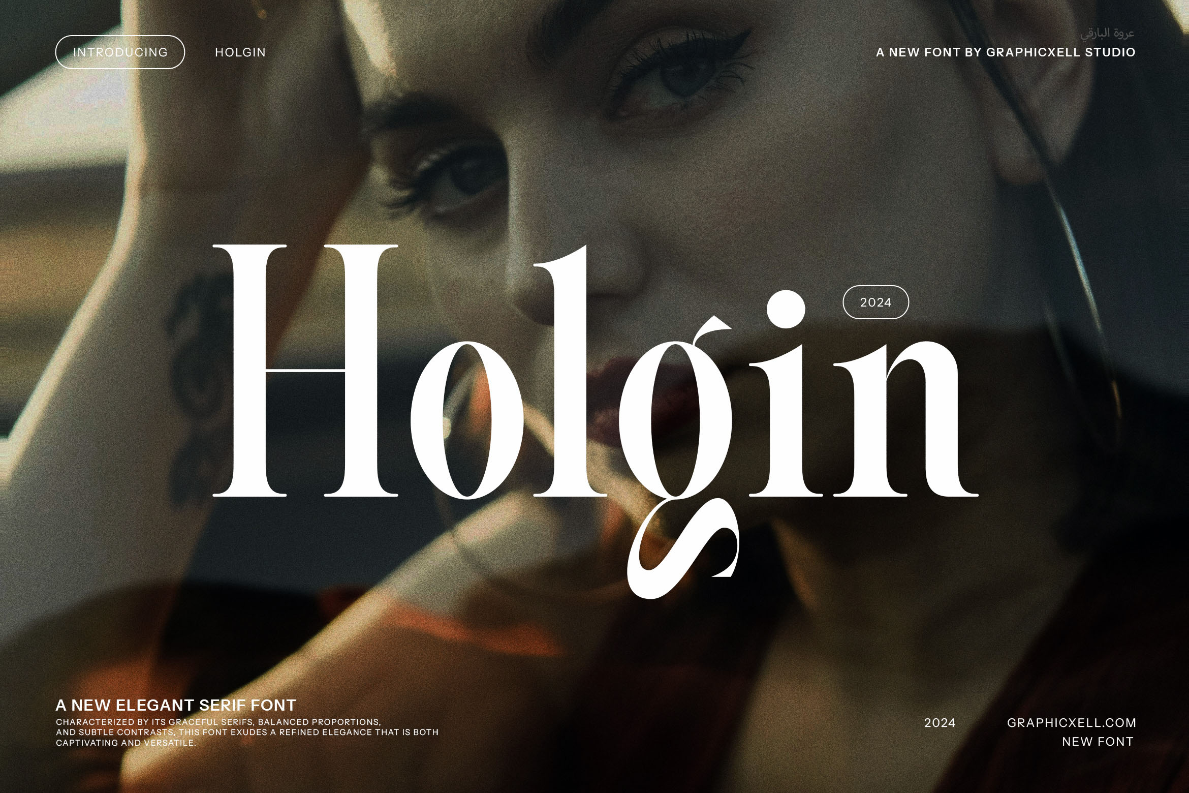 Holgin Elegant Serif Font Typeface - By Graphicxell