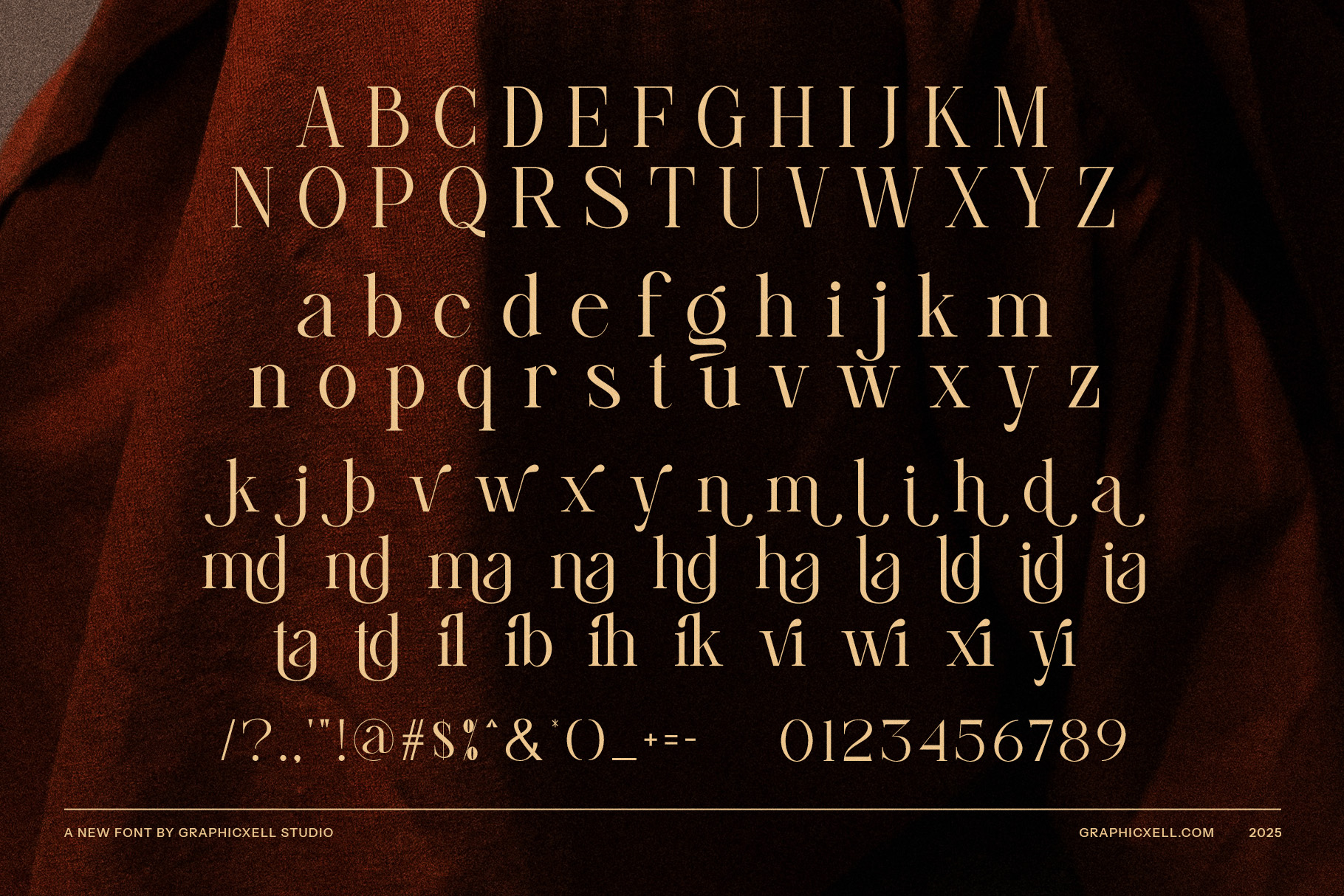 Emilia Elegant Serif Font - By Graphicxell