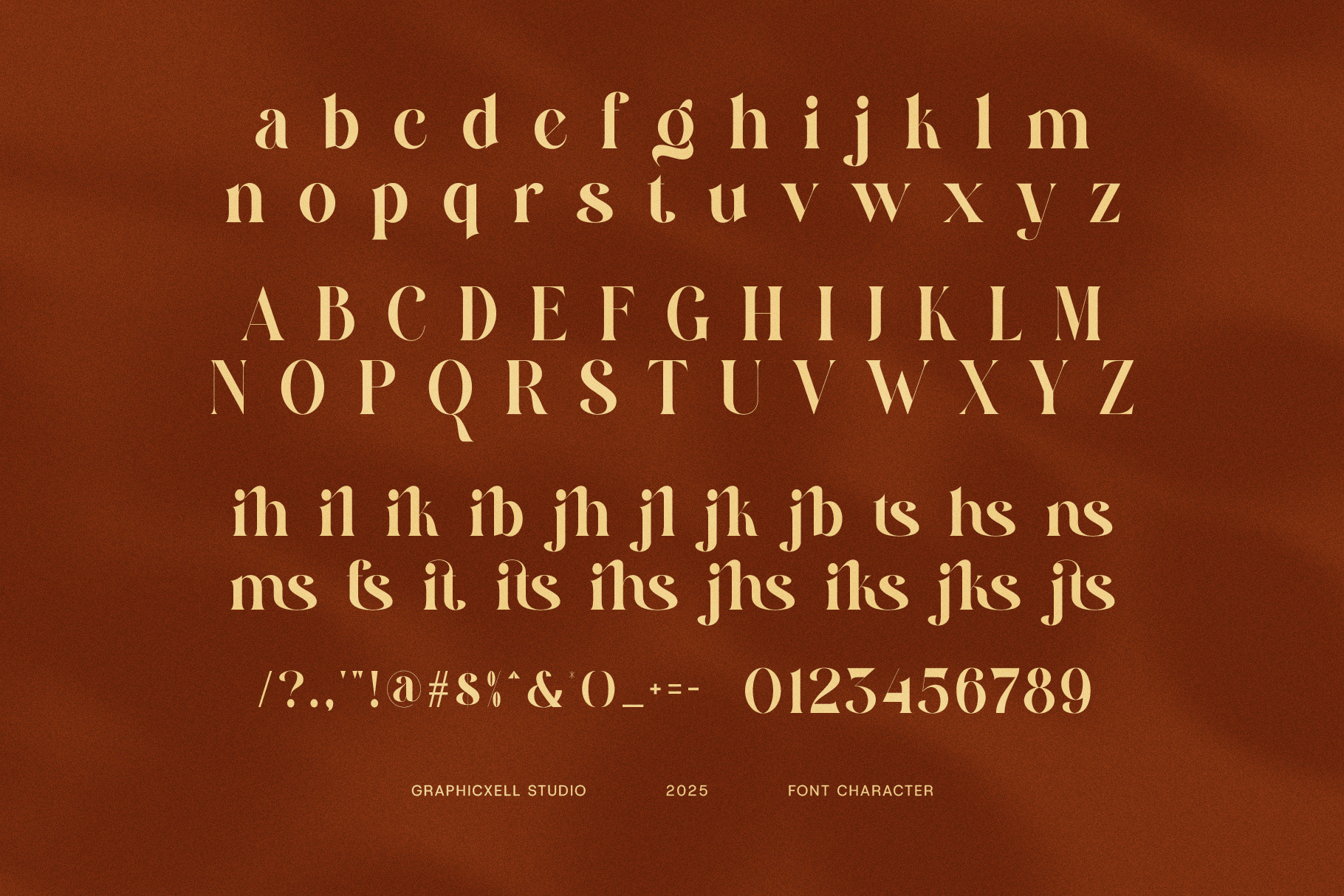 Gitson Elegant Serif Font By Graphicxell