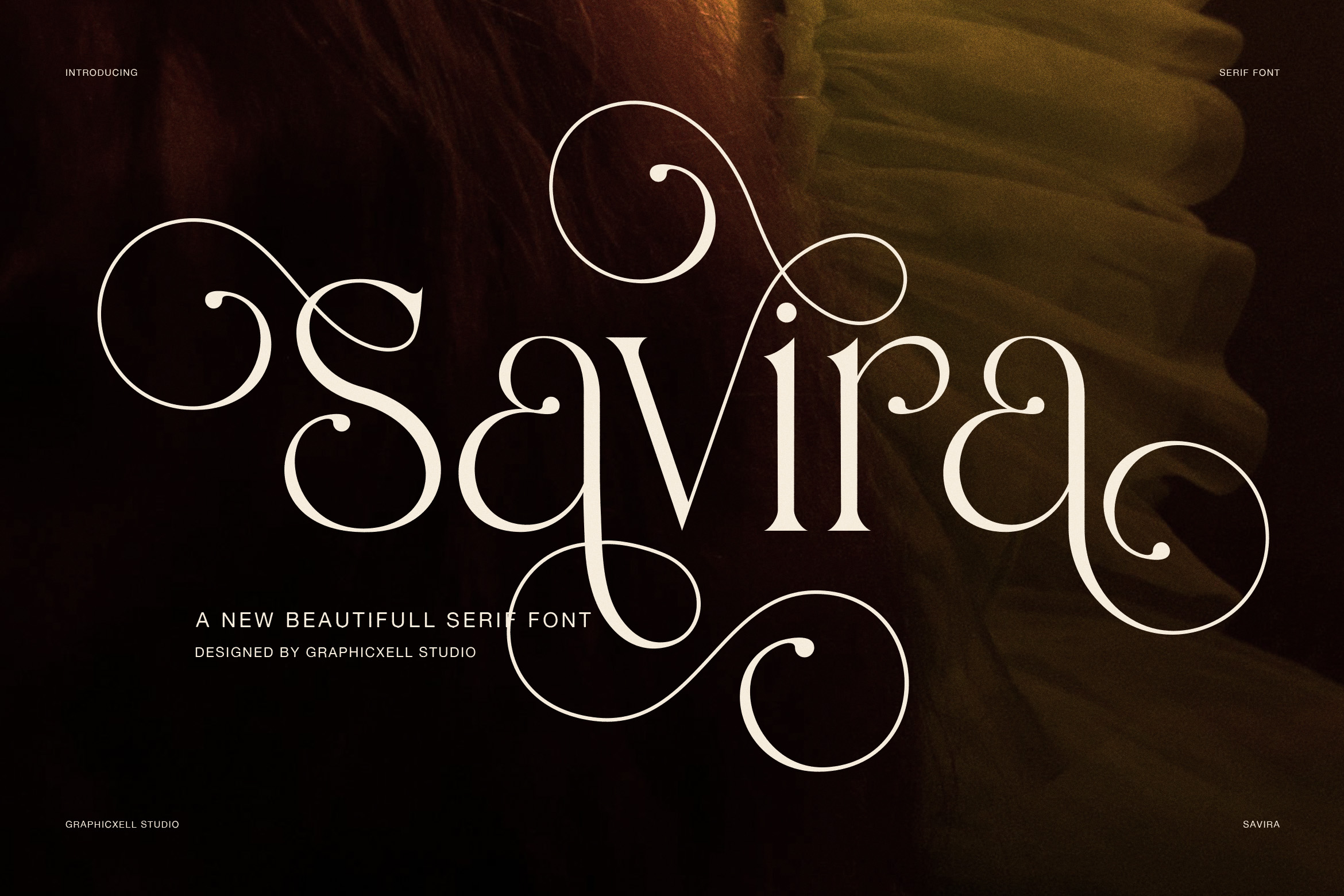 Savira Elegant Serif Font By Graphicxell